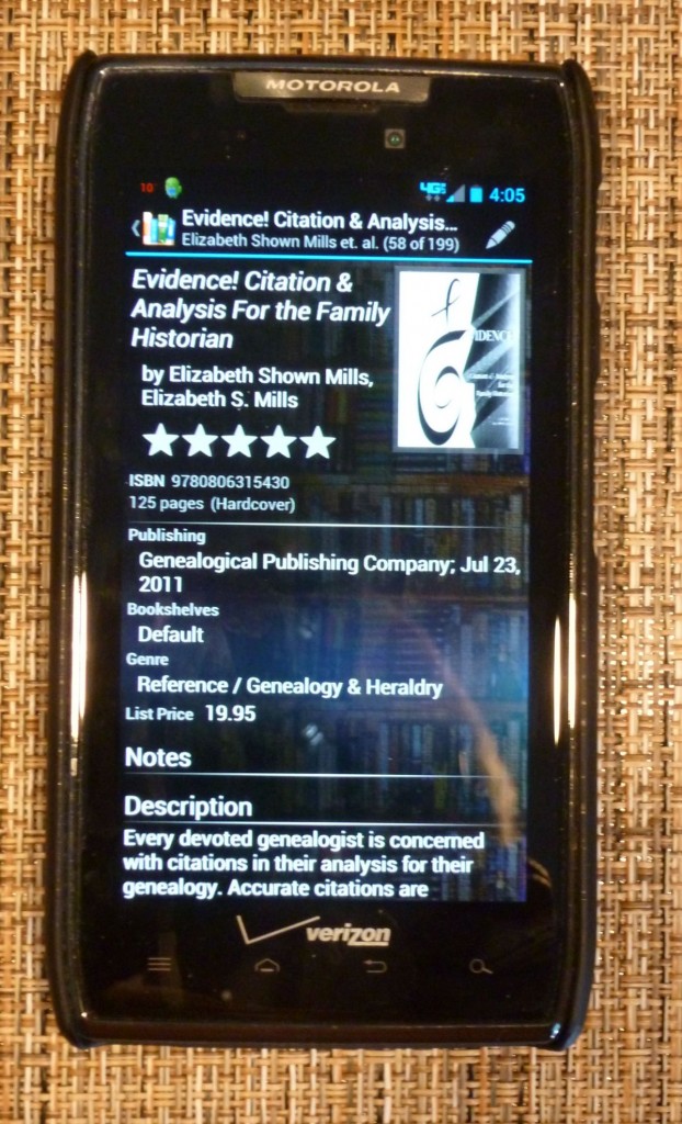 Organizing My Book List with Book Catalogue App – Karen’s Chatt