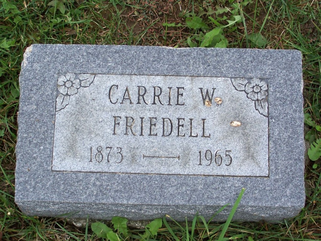 Carrie Wren Friedell Revisited – Karen’s Chatt