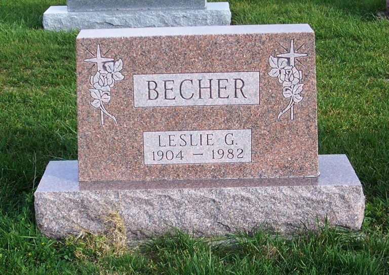 Tombstone Tuesday–Leslie G. Becher – Karen’s Chatt