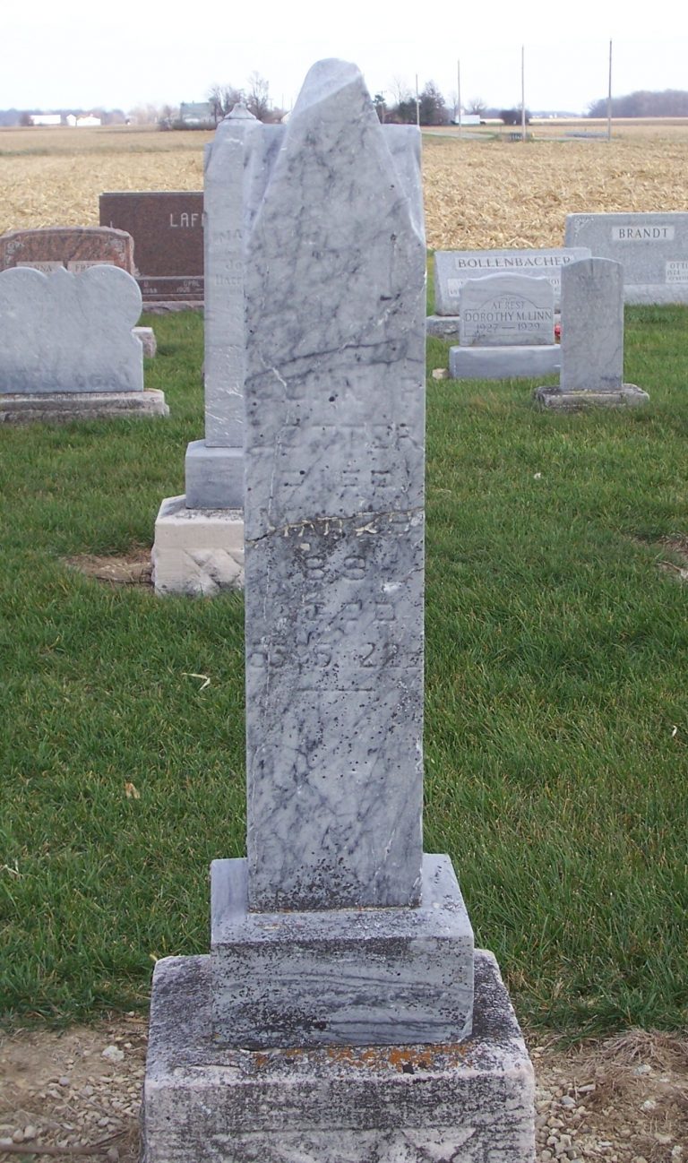 Tombstone Tuesday–John Peter Lotter – Karen’s Chatt