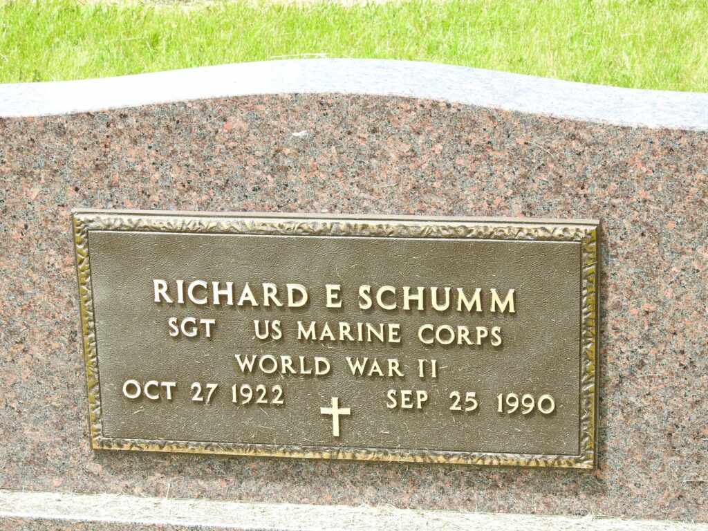 Tombstone Tuesday-Richard E. & Eileen H. (Swanson) Schumm – Karen’s Chatt