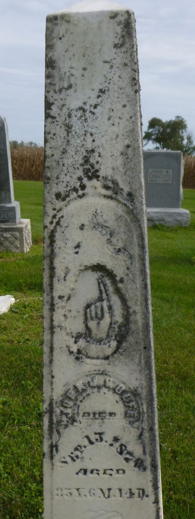 Tombstone Tuesday-Hand Pointing Up Symbol – Karen’s Chatt