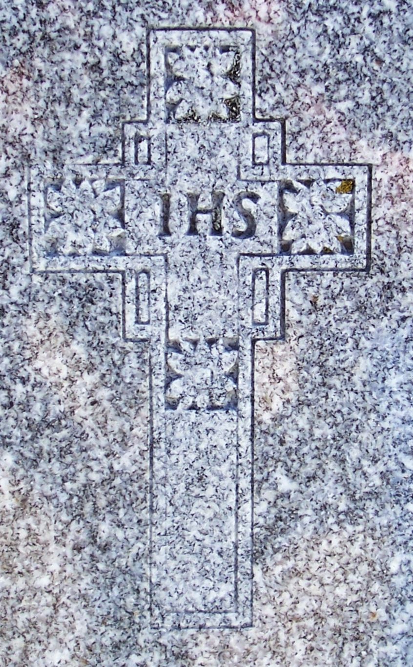 Tombstone Tuesday-I H S Symbol – Karen’s Chatt