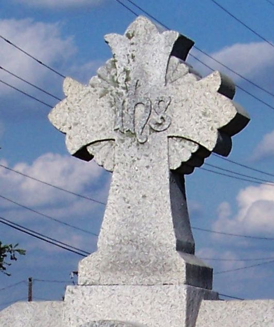 Tombstone Tuesday-I H S Symbol – Karen’s Chatt