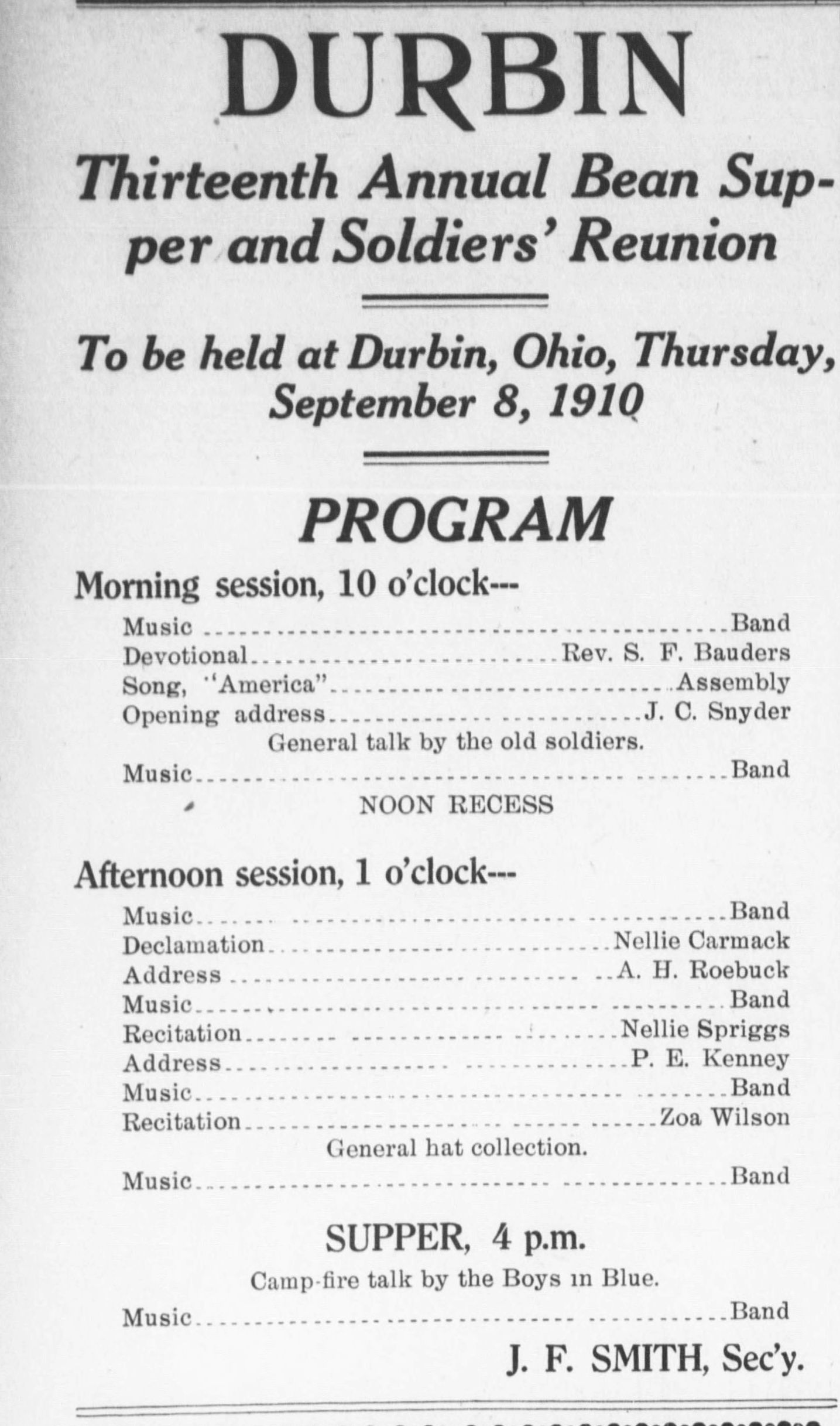 Labor Day and the Durbin Bean Bake – Karen’s Chatt