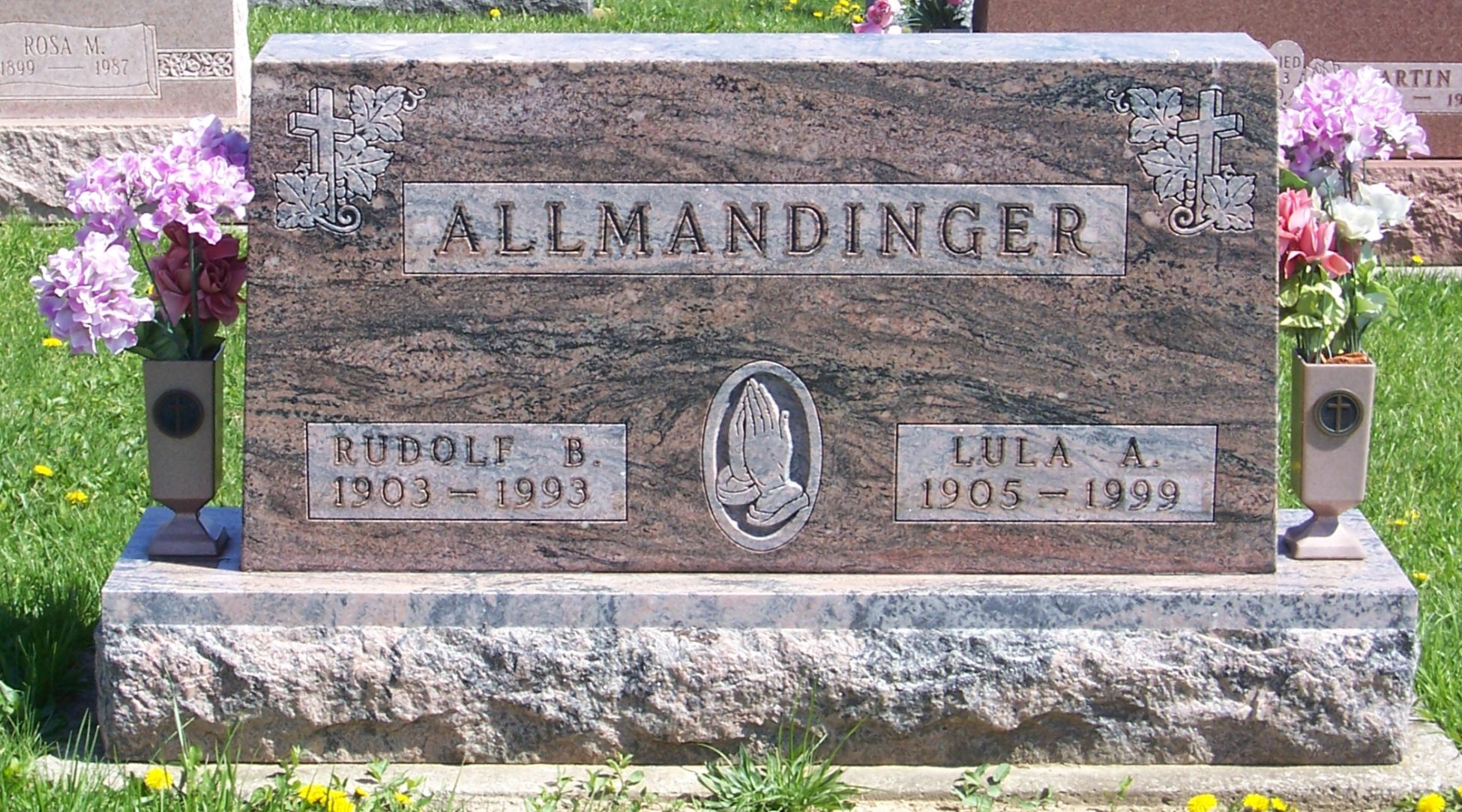 Tombstone Tuesday-Rudolf B & Lula A (Scare) Allmandinger – Karen’s Chatt