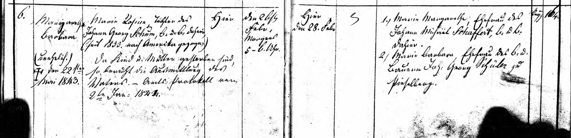 Johann Georg Schumm II Family in Ruppertshofen – Karen’s Chatt