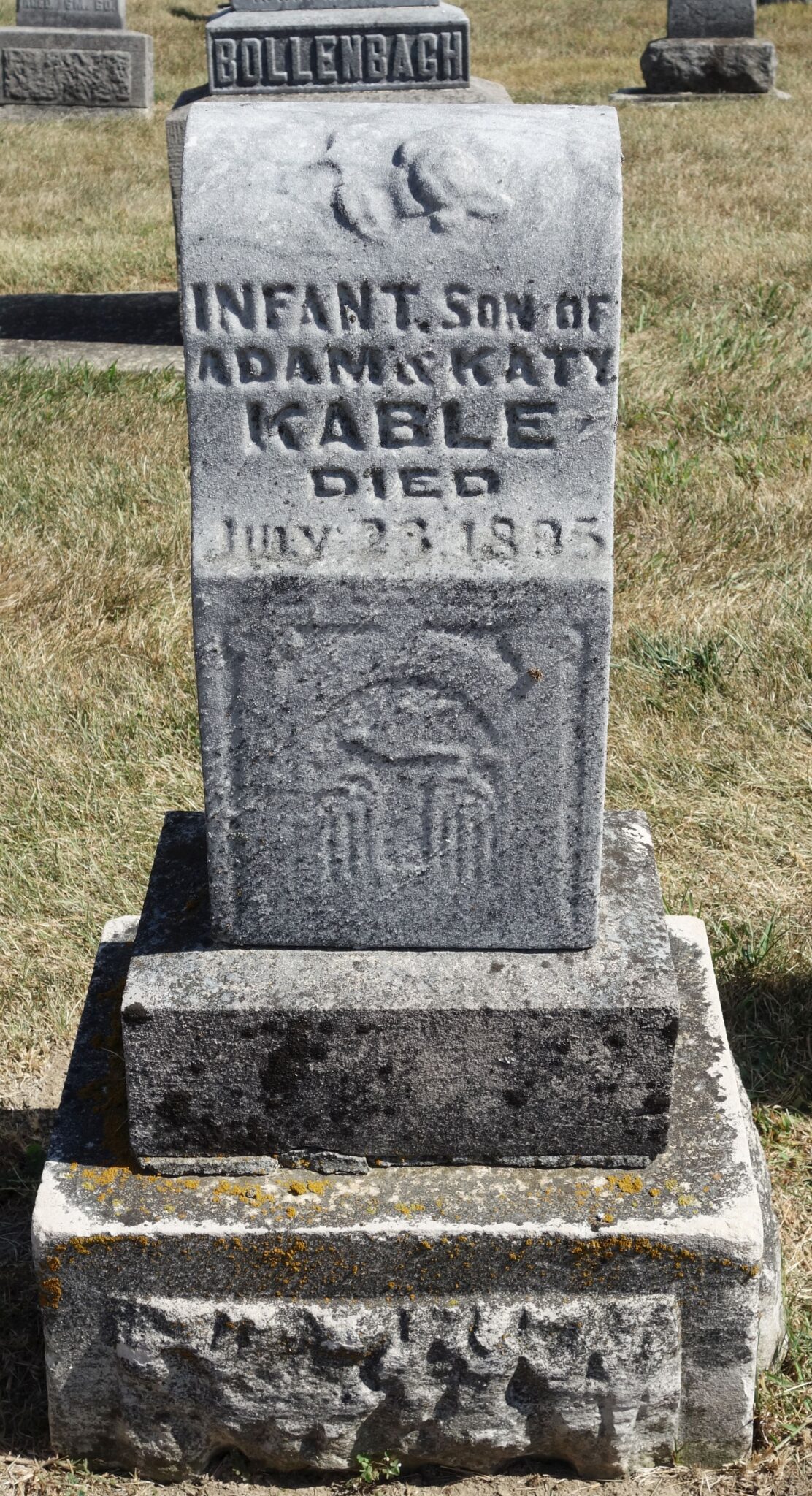 Tombstone Tuesday-Infant Son of Adam & Katy Kable – Karen’s Chatt