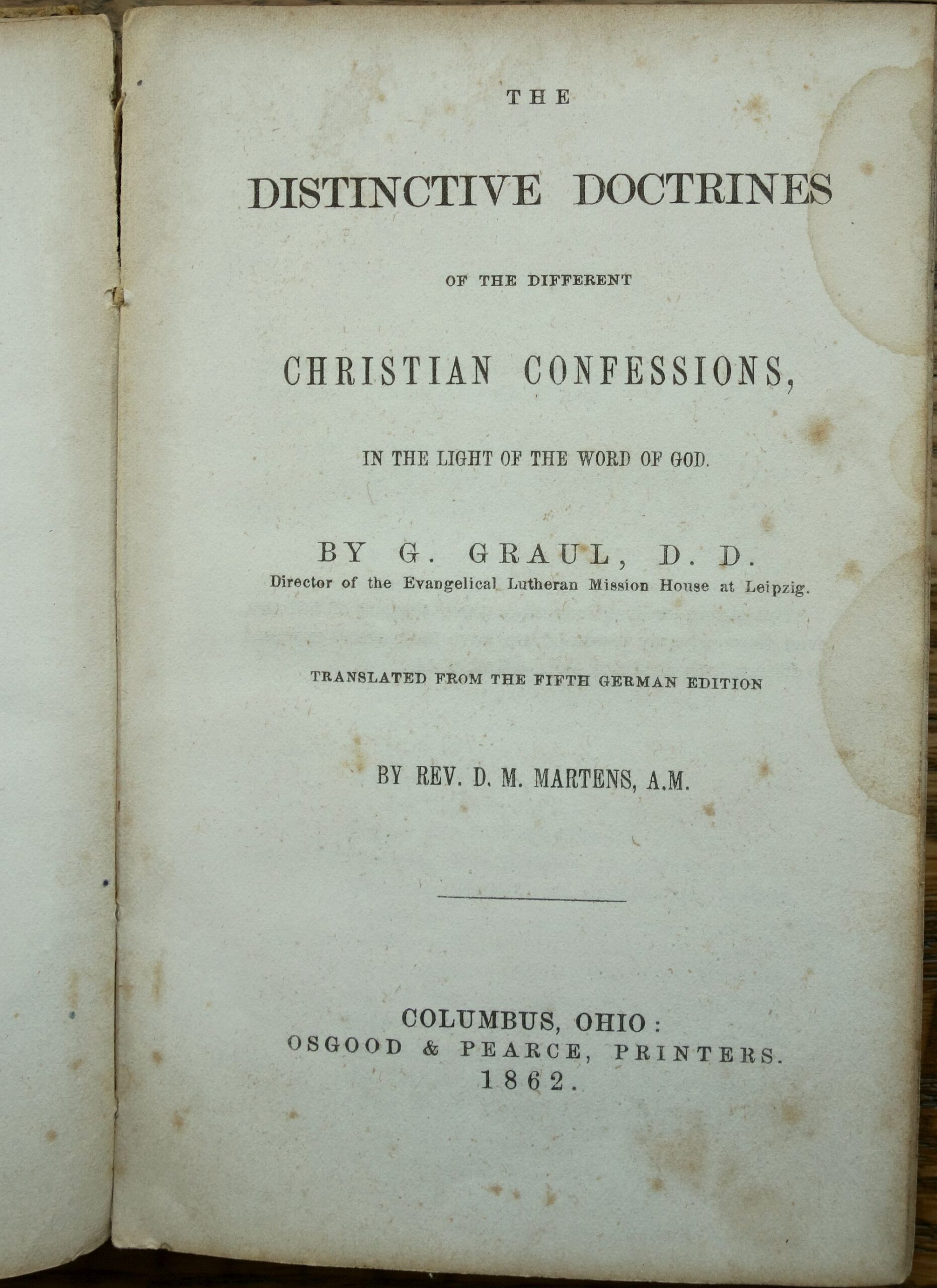 J Jacob Loehr Theological Book, 1865 – Karen’s Chatt