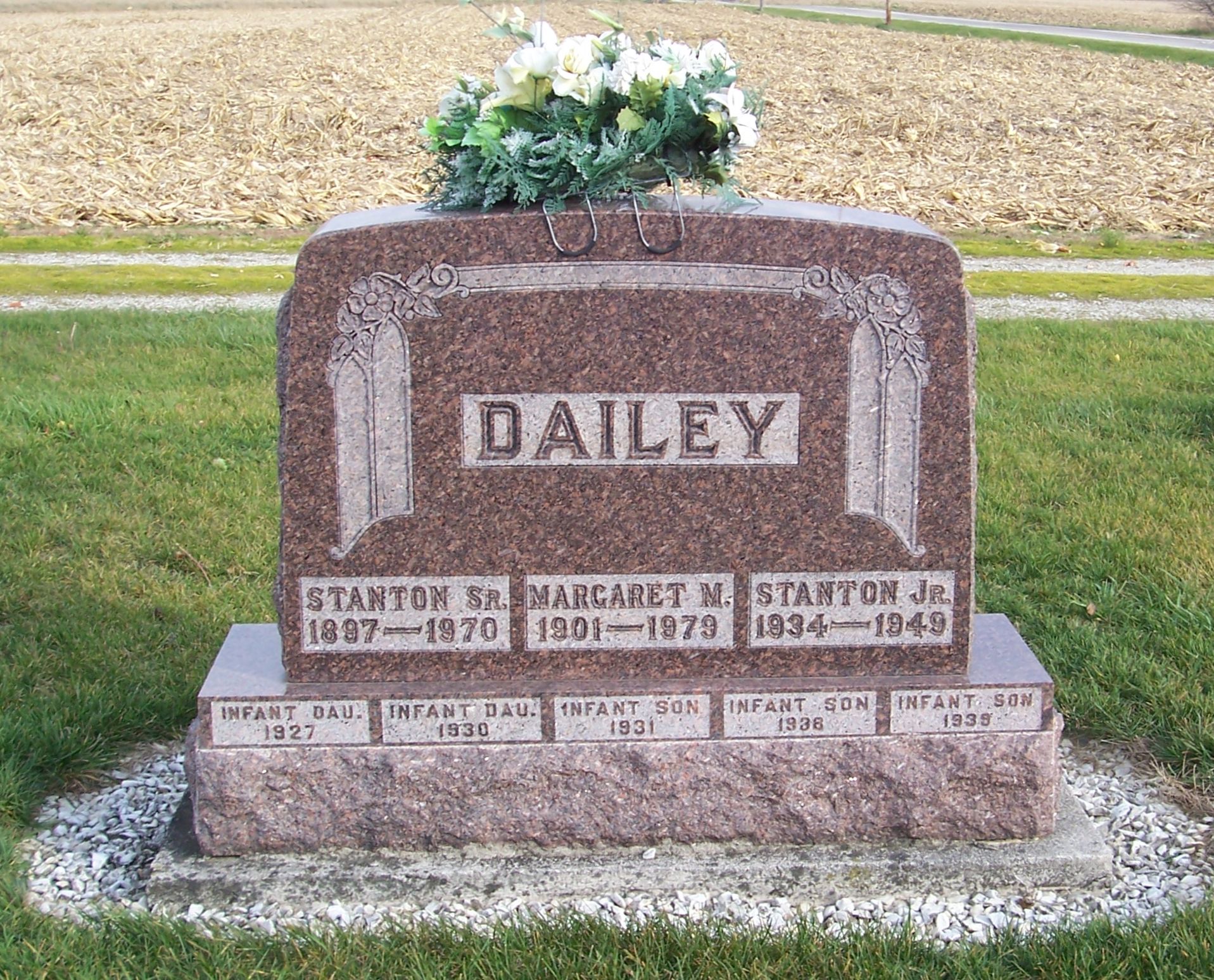 Tombstone Tuesday-Stanton Sr, Margaret M (Brandt), Stanton Jr Dailey ...