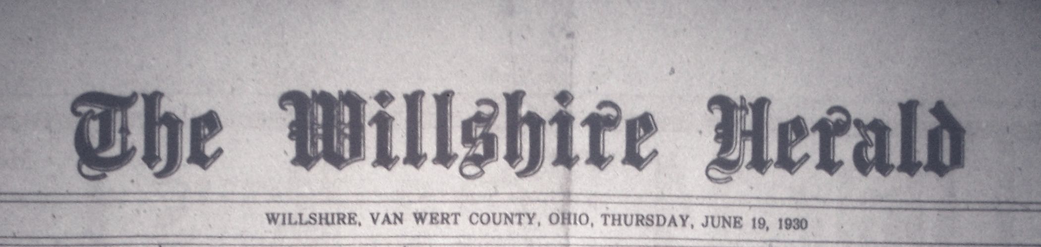 Headlines from the Past (1926 & 1930) – Karen’s Chatt