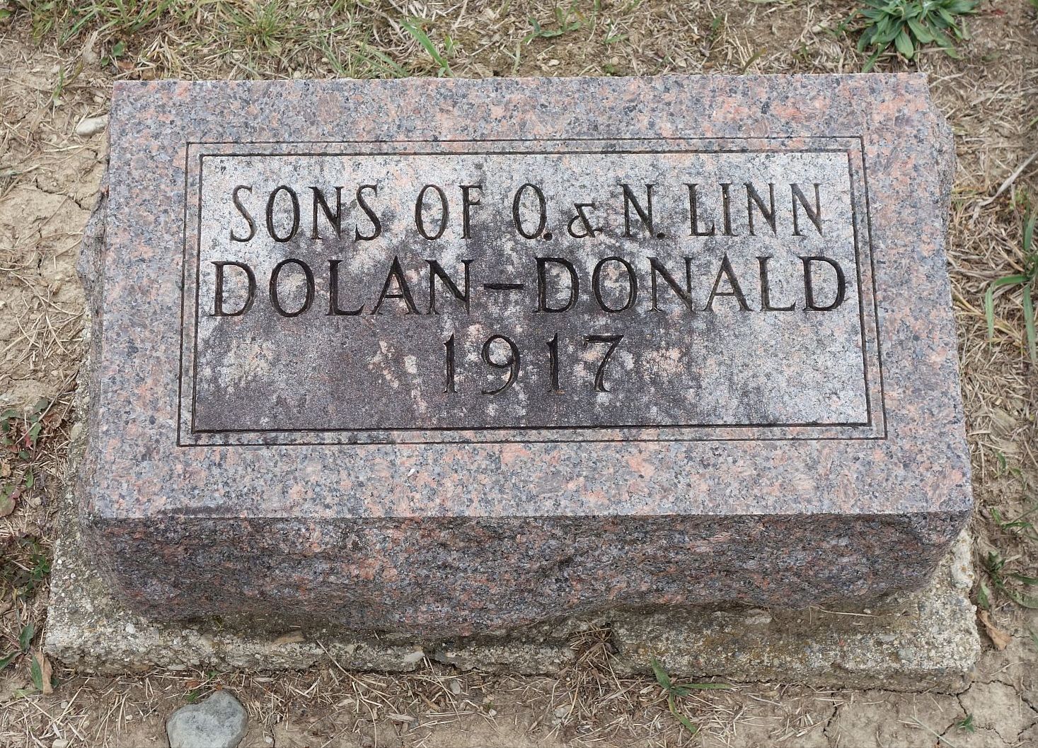 Tombstone Tuesday-Dolan & Donald Linn – Karen’s Chatt