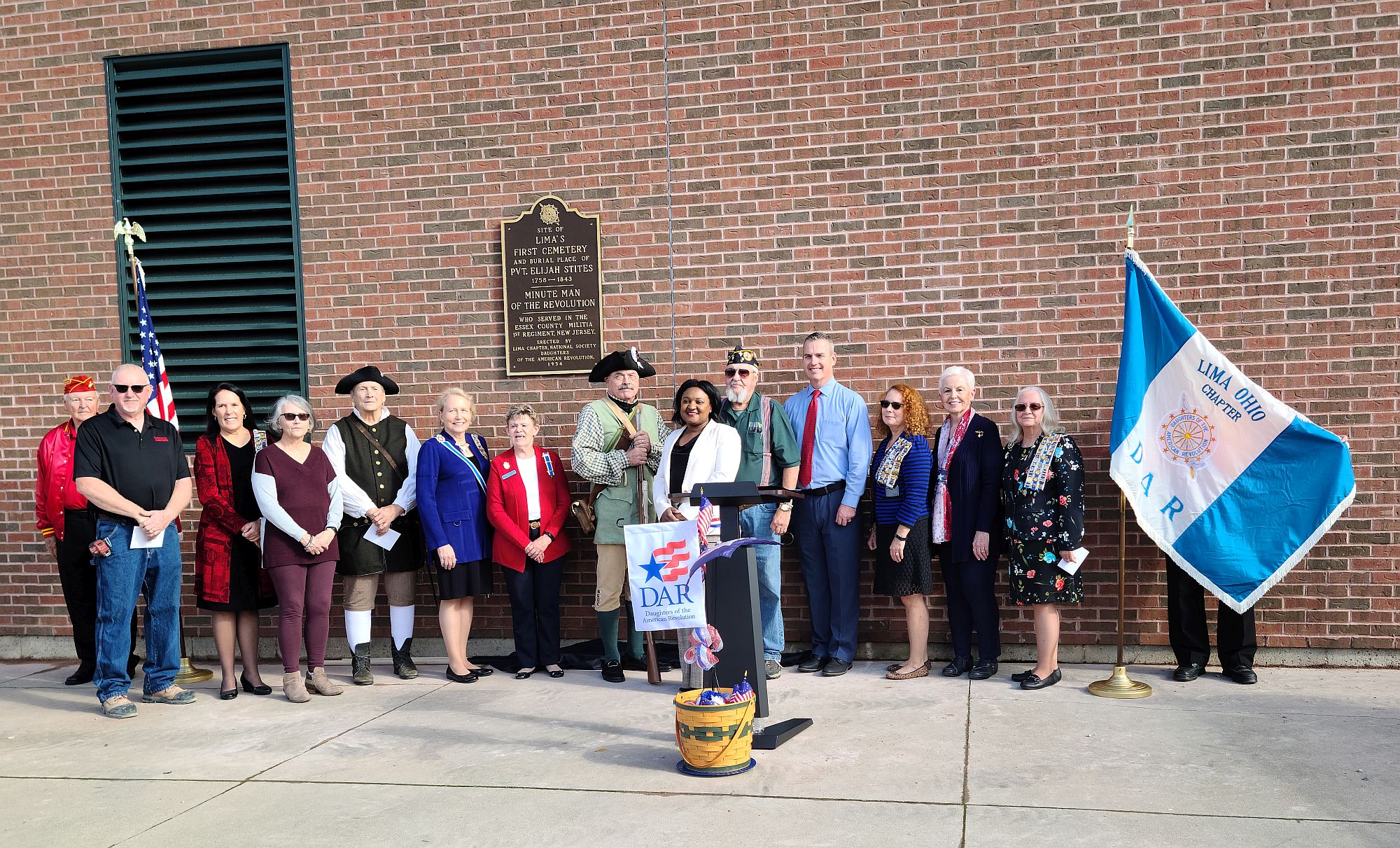 Rededication of Lima DAR Historic Marker – Karen’s Chatt