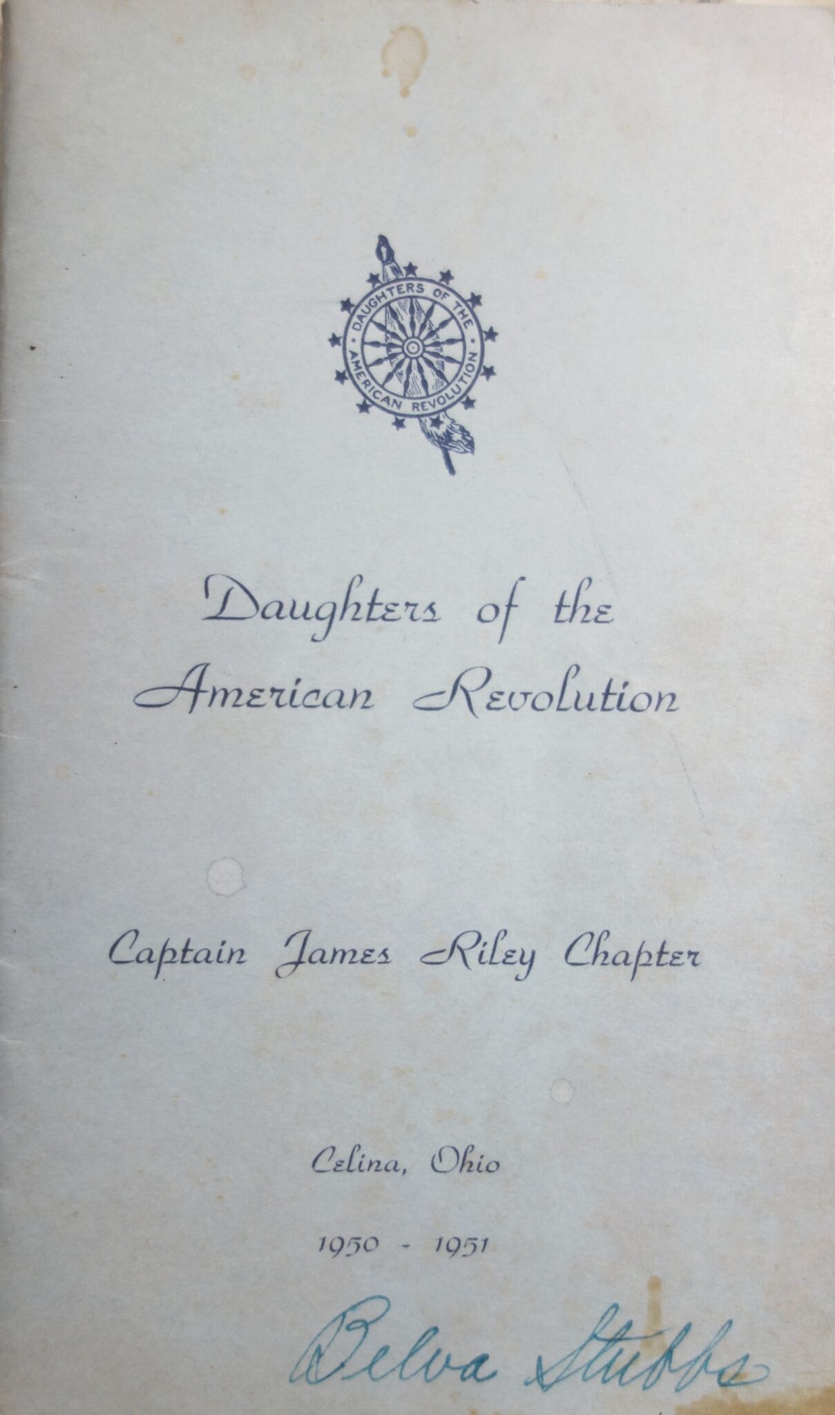 Captain James Riley Chapter, NSDAR, Celina, Ohio – Karen’s Chatt