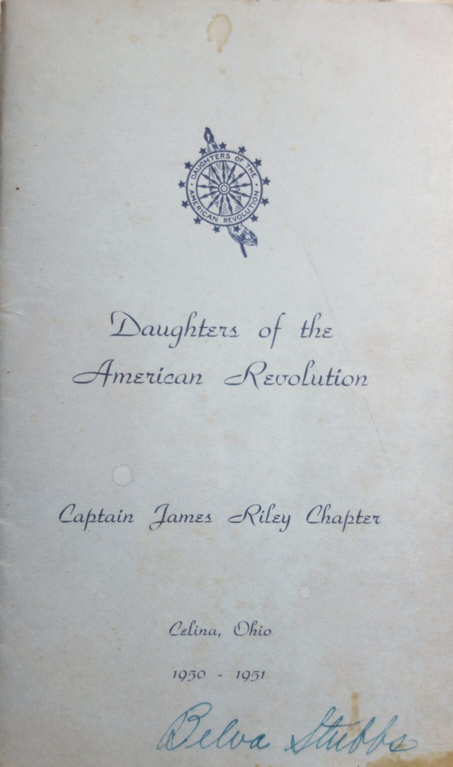 Captain James Riley Chapter, NSDAR, Celina, Ohio – Karen’s Chatt